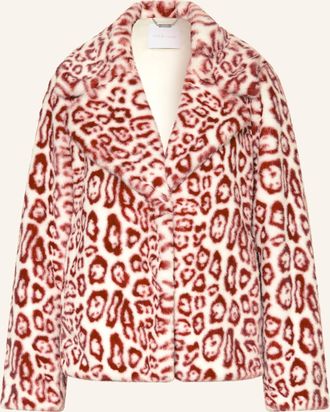 Rich & Royal Kunstfell-Jacke rot