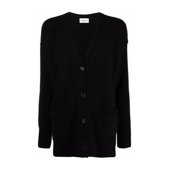 P.A.R.O.S.H. Schwarzer Woll-Kaschmir-Cardigan - - Knitwear - Damen - Schwarzk - XS