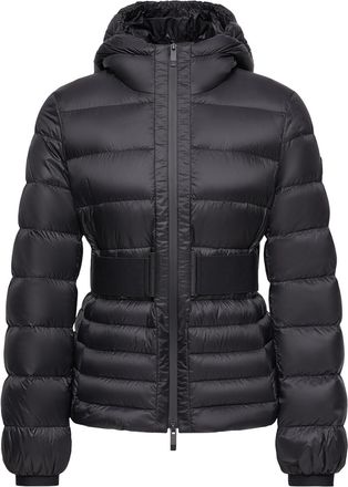 Moncler Moncler Doudoune Courte &Agrave; Capuche Magnolia, Femme, Noir, Taille: 00