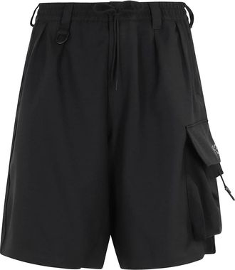 Yohji Yamamoto Homme, Shorts, Noir, Taille: S Cargo Shorts