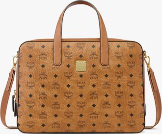 MCM Aren Tragetasche in Visetos Leder-Mix