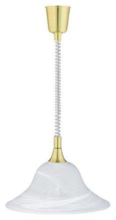 Trio Leuchten Pendelleuchte Viola 301700108, Metall Messing matt, exkl. 1x E27
