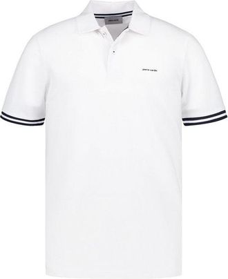 Pierre Cardin Herren Polo-Shirt wei&szlig;