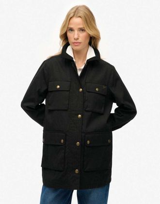 Superdry Veste cir&eacute;e - Noir