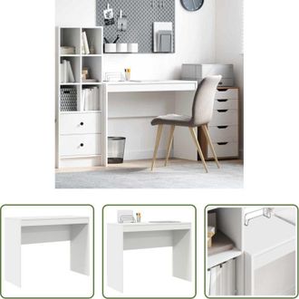 vidaXL vidaXL Bureau moderne - Bureau Blanc 100 x 40 x 76 cm