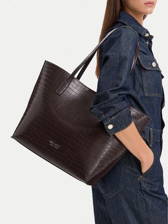 Nine West Handtasche Nine West CEO-GENTLE GLAM-LDA9920 Braun