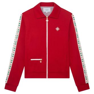 Casablanca Laurel Tricot Red Track Jacket