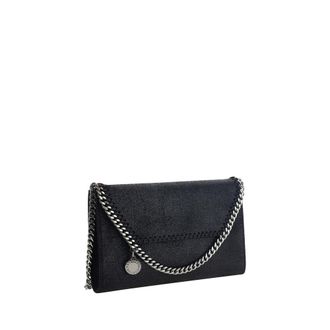 Stella McCartney Womens Black Polyester Shoulder Bag