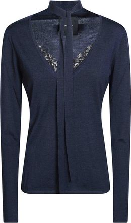 Pinko Pull &Agrave; Col V - Bleu