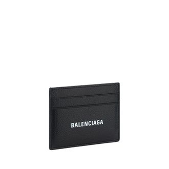 Balenciaga Mens Black Calf Leather Bos Taurus Wallet
