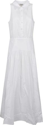 Staud Staud, Femme, Robes, Blanc, Taille: 34 FR Romy Dress
