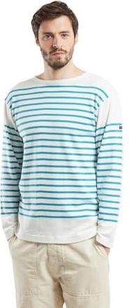 Armor Lux Marini&egrave;re col Bateau en Coton &eacute;pais Amiral