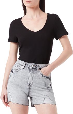 QS by s.Oliver Q/S designed by Womens Hose kurz, steingrau, 36