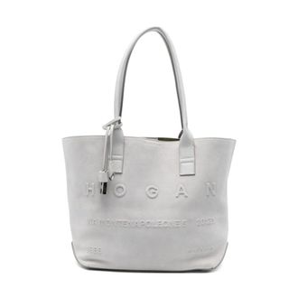 Hogan Femme, Sacs, Gris, Taille: ONE Size Shopper Bag