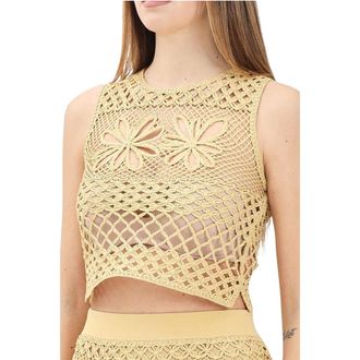 Pinko Pinko - Hauts sans manches - Femme - Tops - Jaune - Taille: 38 FR