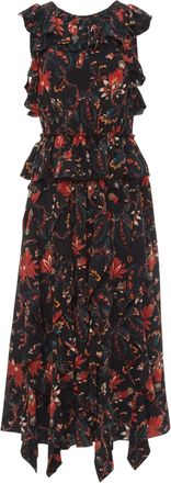 Ulla Johnson Robe Violeta Cr&ecirc;pe de Chine Ulla Johnson