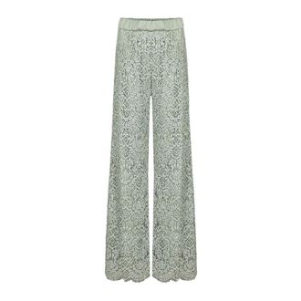 D.exterior Femme, Pantalons, Vert, Taille: 40 FR Pantalon en polyester avec style unique