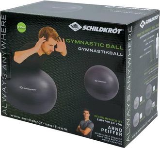 Schildkrot Fitness Ball Schildkr&ouml;t Gymnastikball, Anti-Burst Qualit&auml;t, inkl. Luftpumpe, phthalatfrei, in vier verschiedenen Gr&ouml;&szlig;en erh&auml;ltlich (55cm/65cm/75cm/85cm), max.
