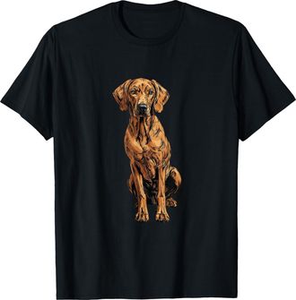 Whyitsme Design Redbone Coonhound Hund Illustration T-Shirt