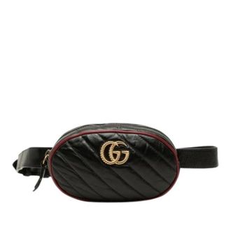 Gucci Pre-owned Gesteppte G&uuml;rteltasche - - Pre-owned - Damen - Schwarzk - ONE SIZE
