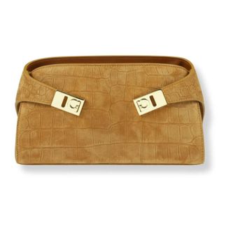 Ferragamo Femme, Sacs, Beige, Taille: ONE Size Hug Mini