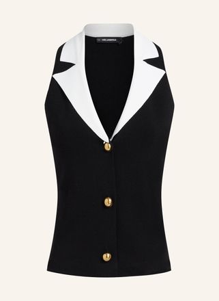 Karl Lagerfeld Top schwarz