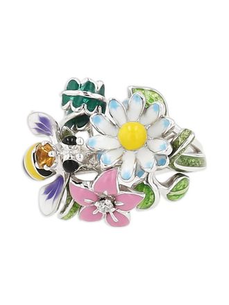 Dior bague Diorette à diamants - Argent