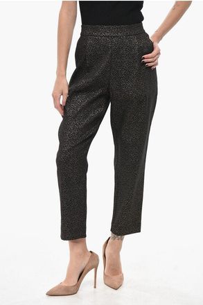 AllSaints Lurex Trousers ALEIDA with 1 Pleat size 42