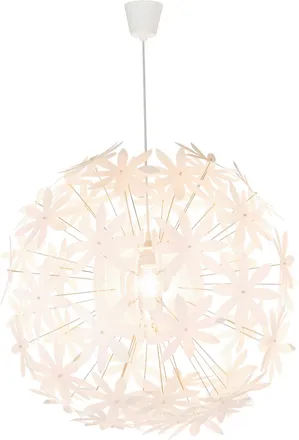 Globo Lighting H&auml;ngeleuchte, Wei&szlig;, Kunststoff, Kugel,Kugel, 150 cm, Lampen & Leuchten, Innenbeleuchtung, H&auml;ngelampen, Esstischlampen