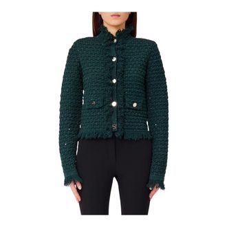Liu Jo Jacke mit Fransen-Details - - Jackets - Damen - Gr&uuml;n - M