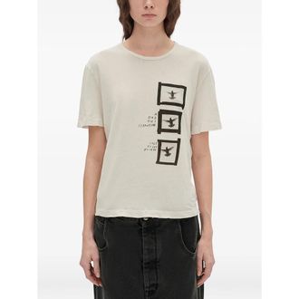 Ann Demeulemeester Fanie Printed Jersey T-shirt