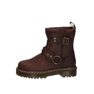 Dr. Martens Anistone Harness Bottes de Moto Mixte Adulte, marron fonc&eacute;, 44/45 EU