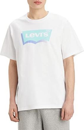 Levi's Ss Relaxed Fit T-Shirt Homme Batwing Expression White S