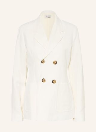 Ami Ami Paris Blazer Mit Leinen weiss