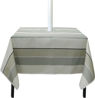 Generic Nappe anti-déversement de 1,5 m avec trou pour parasol - Imperméable - Pour extérieur, terrasse, fête, pique-nique