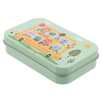 Holibanna Metalldose mit Schiebedeckel und Luftdichtem Verschluss Kleine Wei&szlig;blechdose f&uuml;r S&uuml;&szlig;igkeiten Kompakte Aufbewahrungsbox f&uuml;r Unterwegs und Schutz vor So