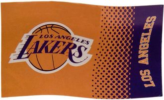 NBA Los Angeles Lakers - Flagge, Mehrfarbig