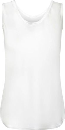Blanca Vita Femme, Tops, Blanc, Taille: 36 FR Hauts sans manches