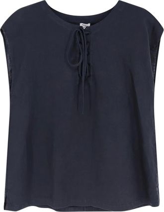 Aspesi Femme, Tops, Bleu, Taille: 32 FR Hauts sans manches