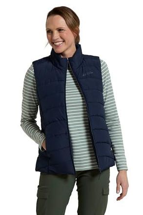 Mountain Warehouse Opal Doudoune pour Femme - Veste matelass&eacute;e l&eacute;g&egrave;re, sans Manche, Hydrofuge, r&eacute;sistante Eau et Pluie - Montagne, randonn&eacute;e, Running, mi-Saison, Hiver B