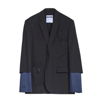 Moschino Cut Sleeve Jacket - - Jackets - Herren - Schwarzk - XL