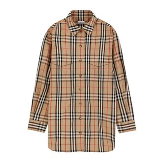 Burberry Besticktes Baumwollhemd - - Blouses & Shirts - Damen - Mehrfarbig - 2XS