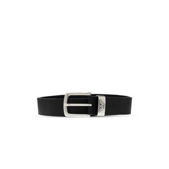 Emporio Armani Homme, Accessoires, Noir, Taille: 110 CM Ceinture en cuir