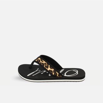 O'Neill Zehentrenner ONEILL JACKY WOMEN LOW, Damen, Gr. 36, schwarz (leopard), Synthetik, Schuhe Zehentrenner