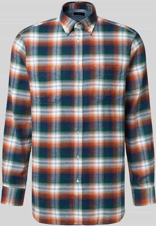 Christian Berg Regular Fit Freizeithemd mit Button-Down-Kragen