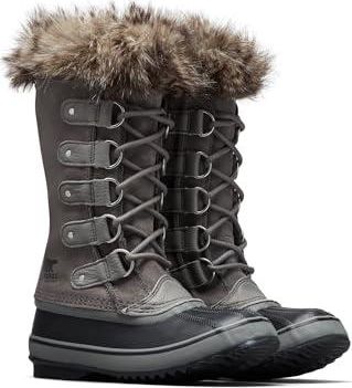 Sorel Joan of Arctic Waterproof bottes dhiver imperméables pour femme, Gris (Quarry x Black), 39.5 EU
