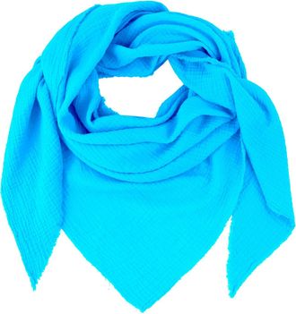 Glamexx24 Damenschal Musselin Dreieck Schal, XXL Schal verschiedenen Farben Halstuch Winterschal aus Baumwolle Hergestellt in Italien