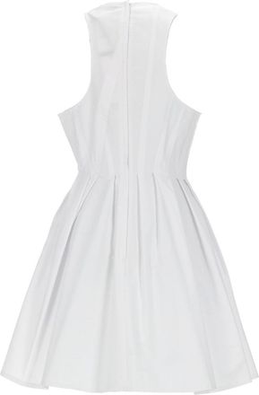 Sportmax Cotton Short Dress - White