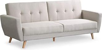 Menzzo Refresha Sofa, Stoff, Beige, 220