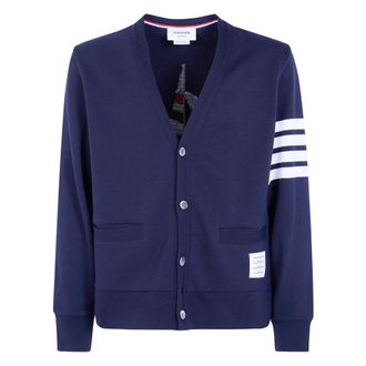 Thom Browne Herren, Strickwaren, Blau, MGr&ouml;&szlig;e